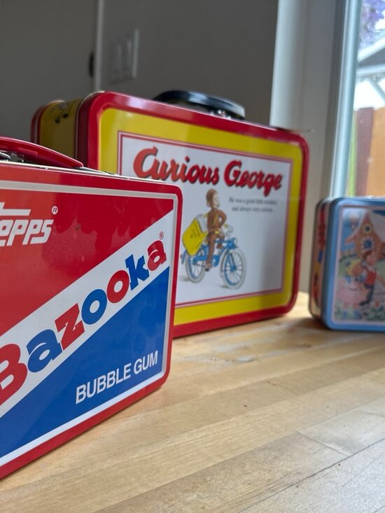 Toys | Vintage Collectible Tin Lunch Box Set Of 3 Bazooka Bubble Gum ...